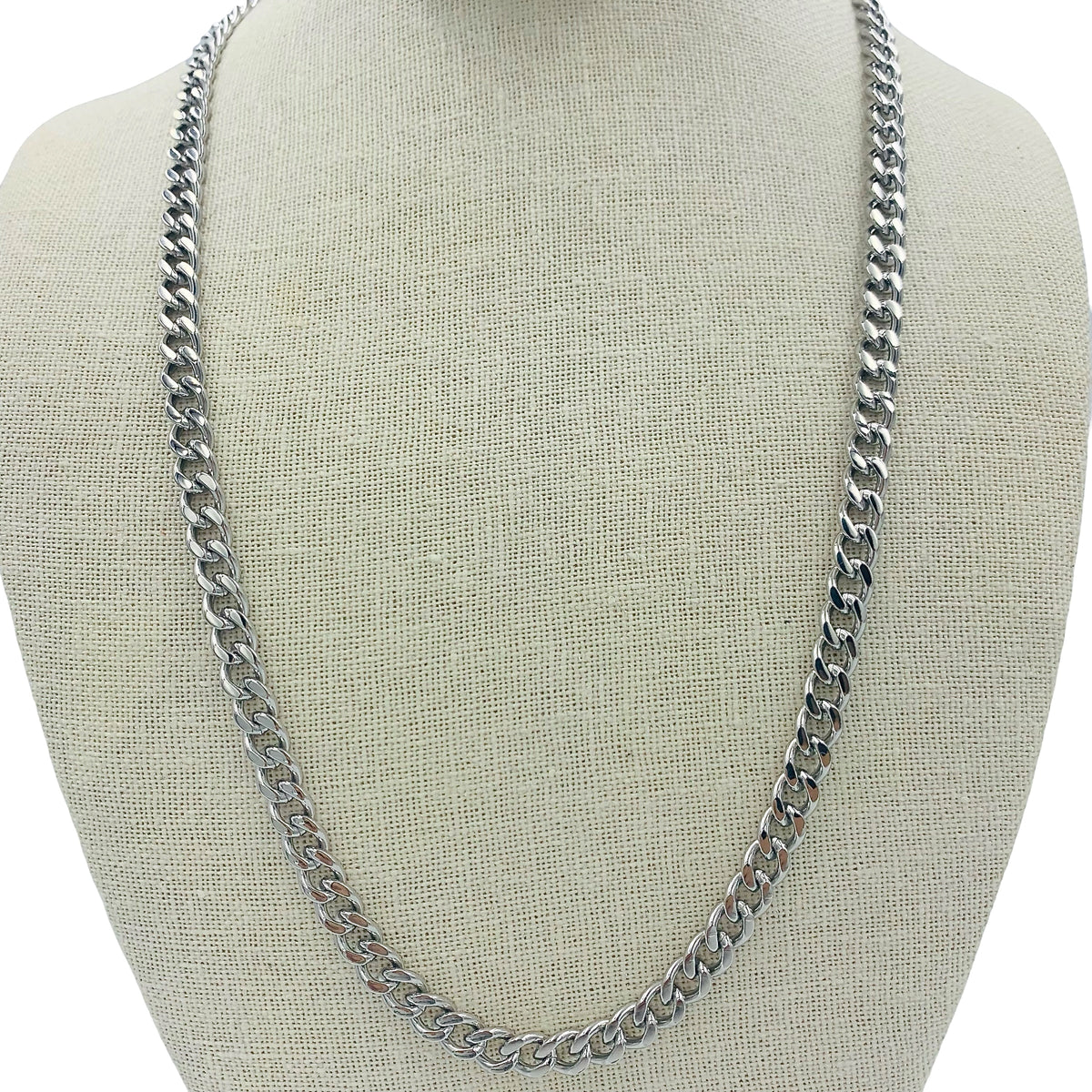 Stainless Steel 7mm Cuban Chain - Available in 20" or 24" – Park Imports